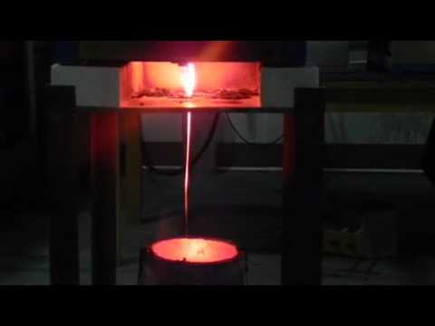 glass melting/smelting furnace/smelter - YouTube