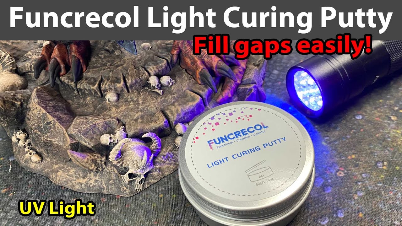 Funcrecol UV Light Curing Putty Review - YouTube