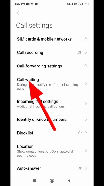 How to activate call waiting on Redmi mobile || call waiting setting#Shorts - YouTube