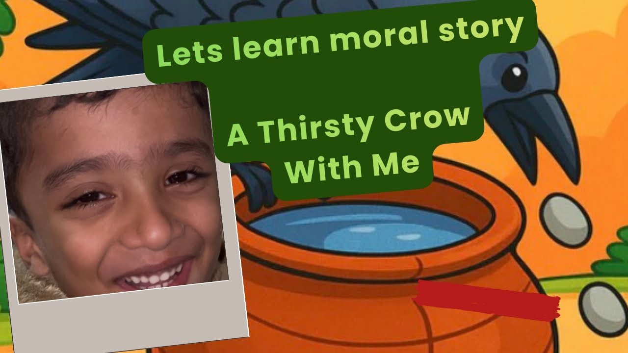 A Thirsty Crow 🐦 Moral Story | Storytelling with Daksh | Kids Story ...
