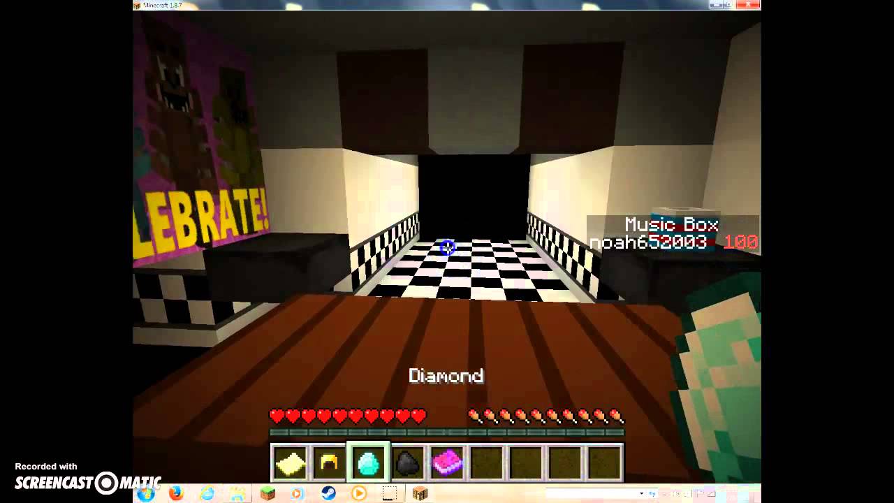 fanaf 2 in minecraft - YouTube