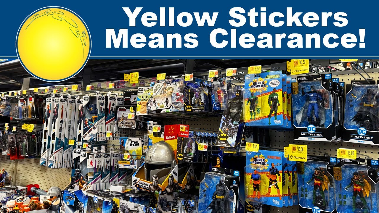 TOY HUNT | Yellow Stickers Means Clearance! - YouTube