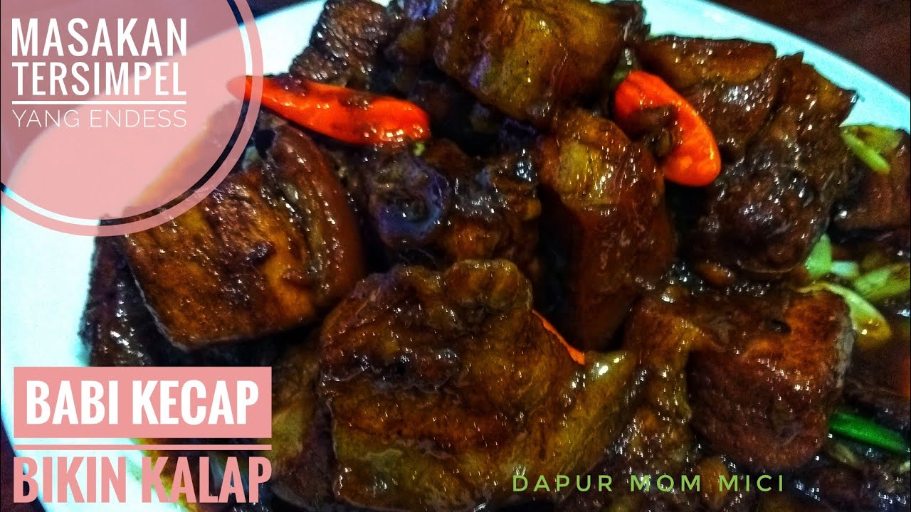 cara mudah masak babi kecap enak(babi Hong)ala ala Chinese food. - YouTube
