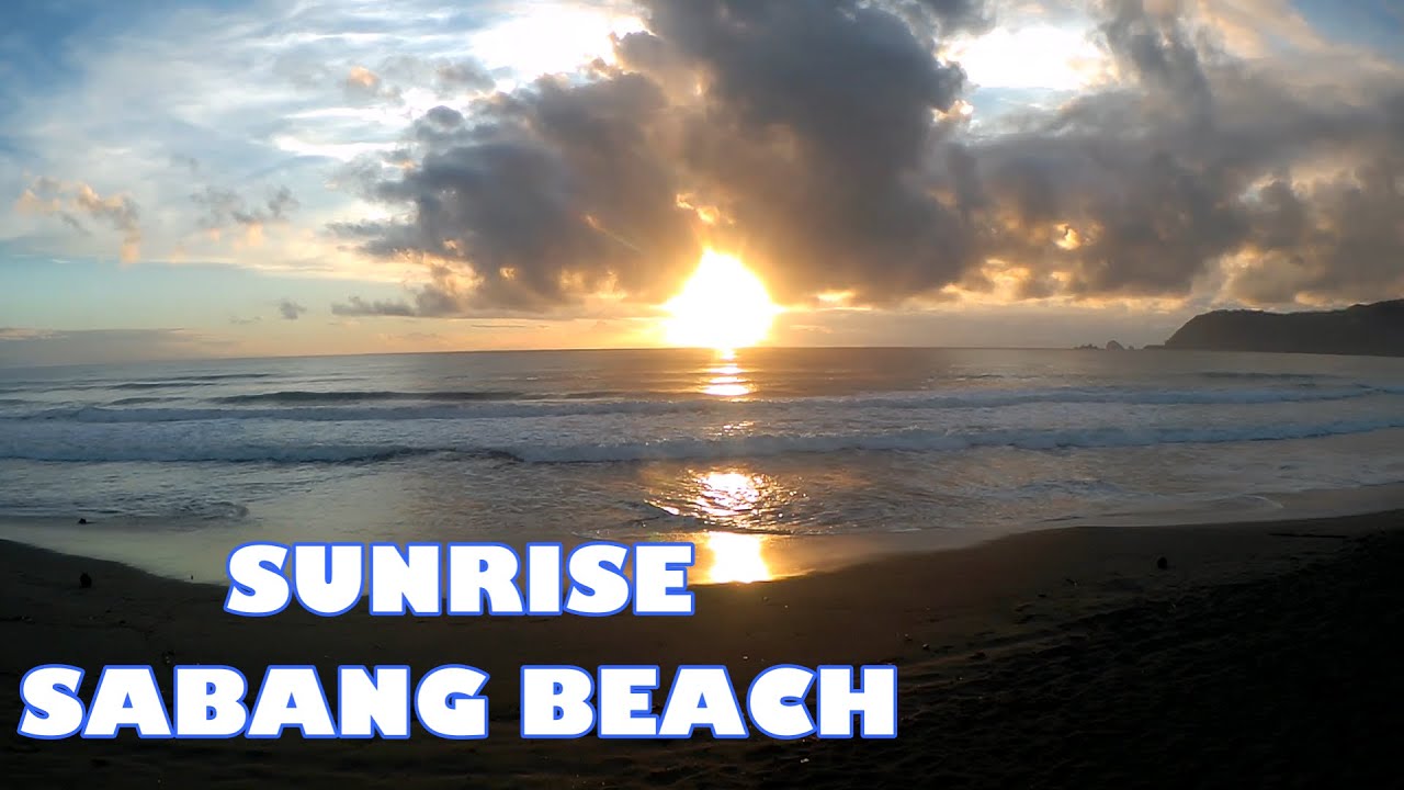BEAUTIFUL SUNRISE OF A NEW DAY AT BALER SABANG BEACH PHILIPPINES (1080p ...