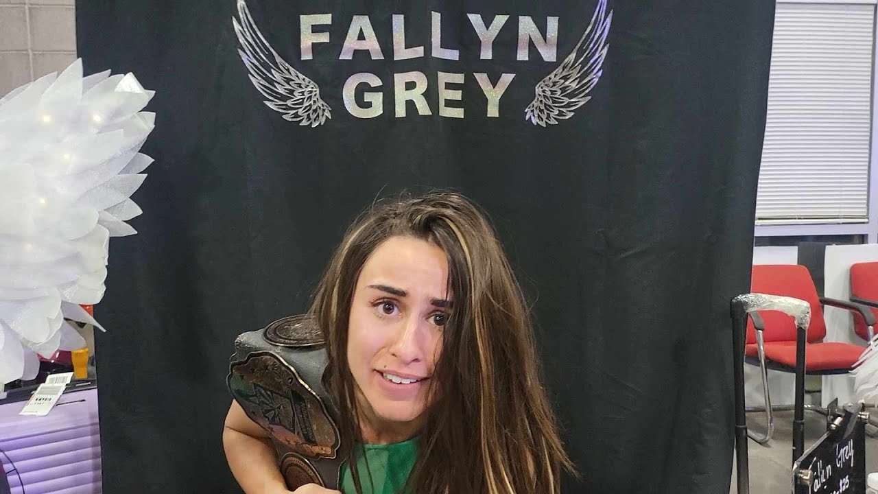 AWF Women's Champion Fallyn Gray Is In A Foul Mood - YouTube
