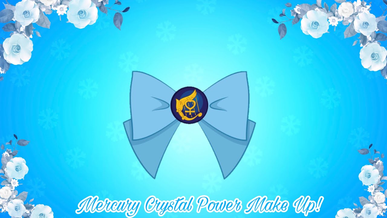 Mercury Crystal Power Make Up! | Red Color | Sailor Moon Edits - YouTube