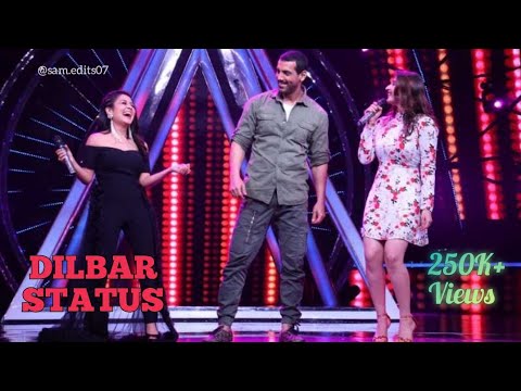 Tu mera khwab hai tu mere dil ka karar || Neha Kakkar,Dhvani Bhanushali and John Abraham Indian Idol
