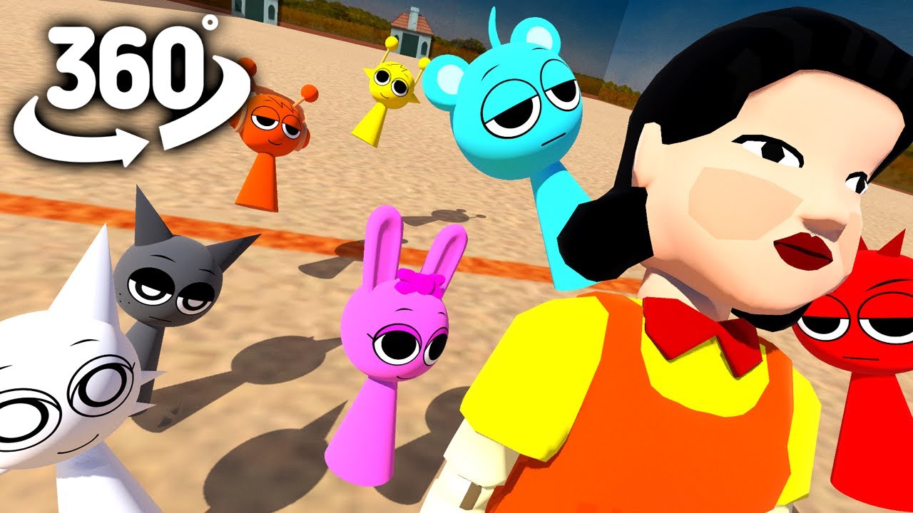 SPRUNKI SQUID GAME - Red Light, Gree Light | 360° VR - YouTube