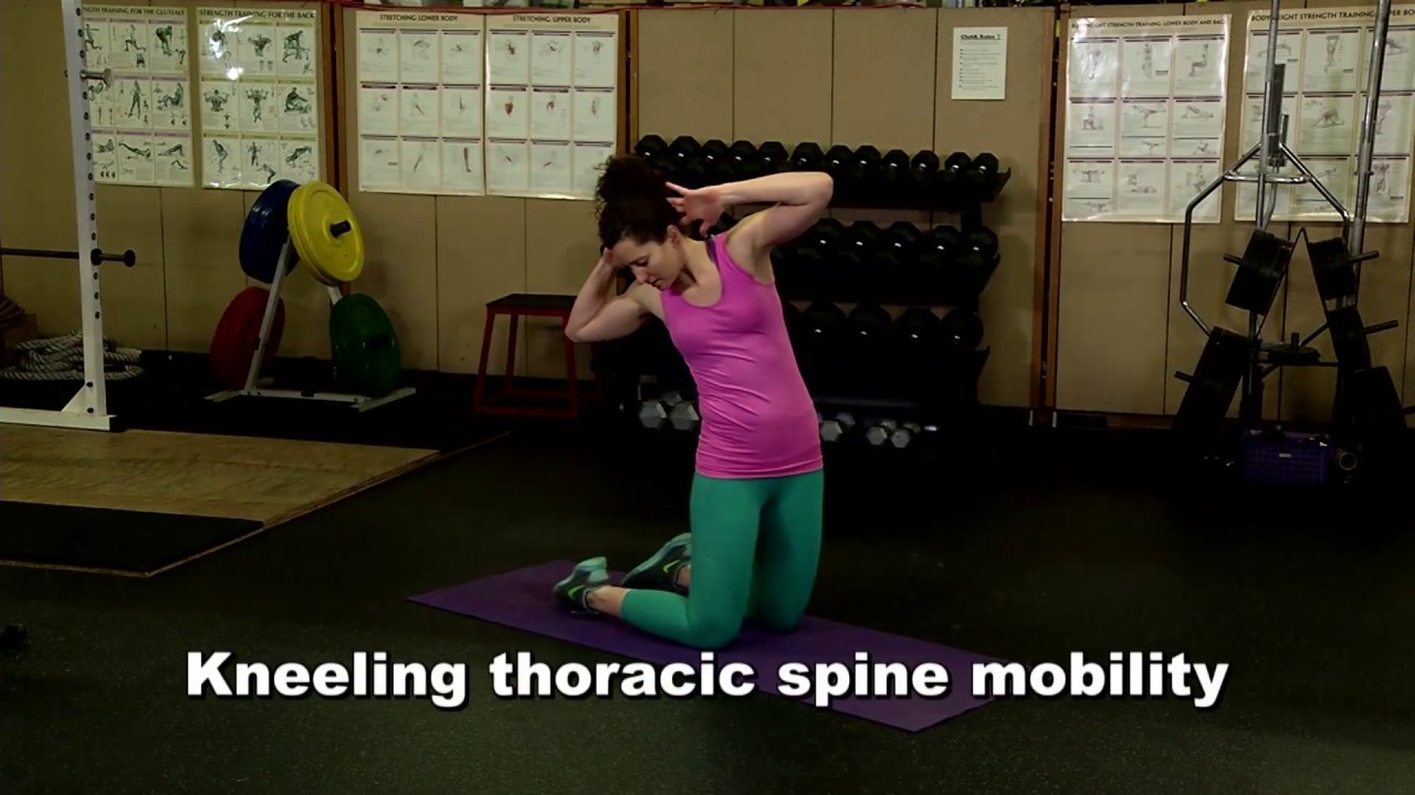 Kneeling Thoracic Spine Mobility - YouTube