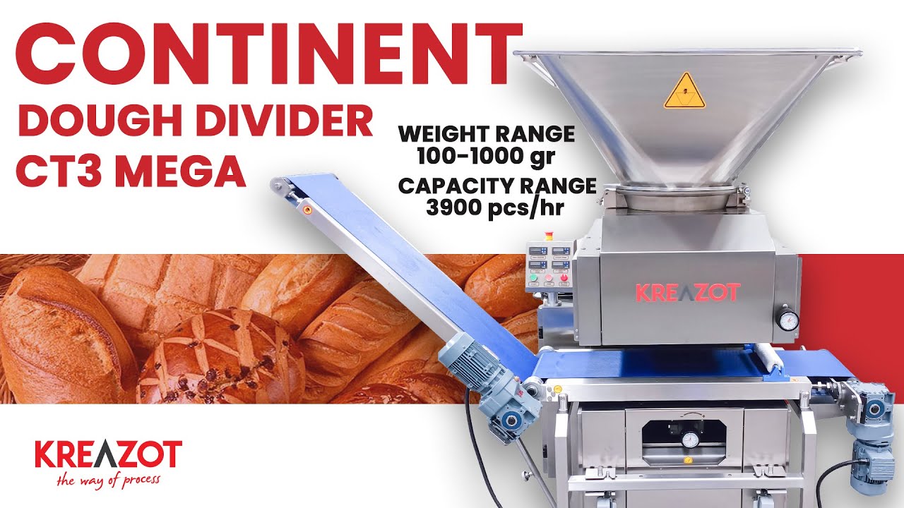 DOUGH Divider CT3 , Bread machine, Dough, Industrial Bakery Equipment ...