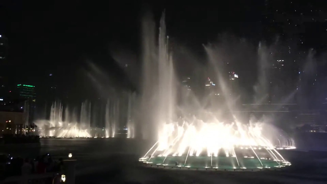 Dubai Fountain and Water Show - YouTube