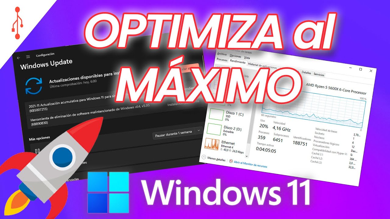 CÓMO OPTIMIZAR WINDOWS 11 para tener MÁS RENDIMIENTO 2024 🔧 GUÍA para ...