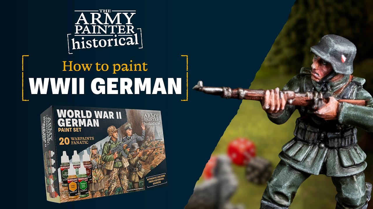 How to Paint WWII German | Warpaints Historical - YouTube