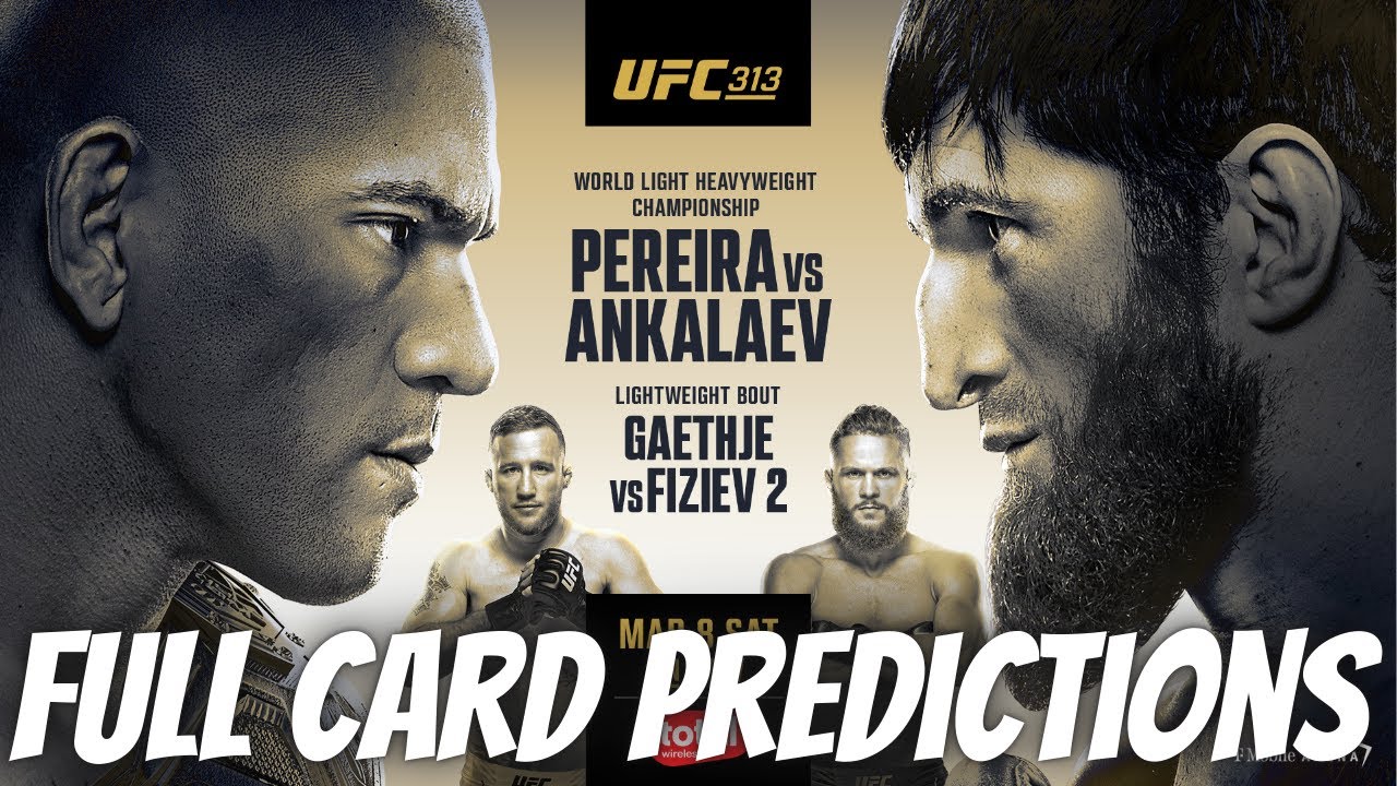 UFC 313 Full Card Predictions and Breakdown - YouTube