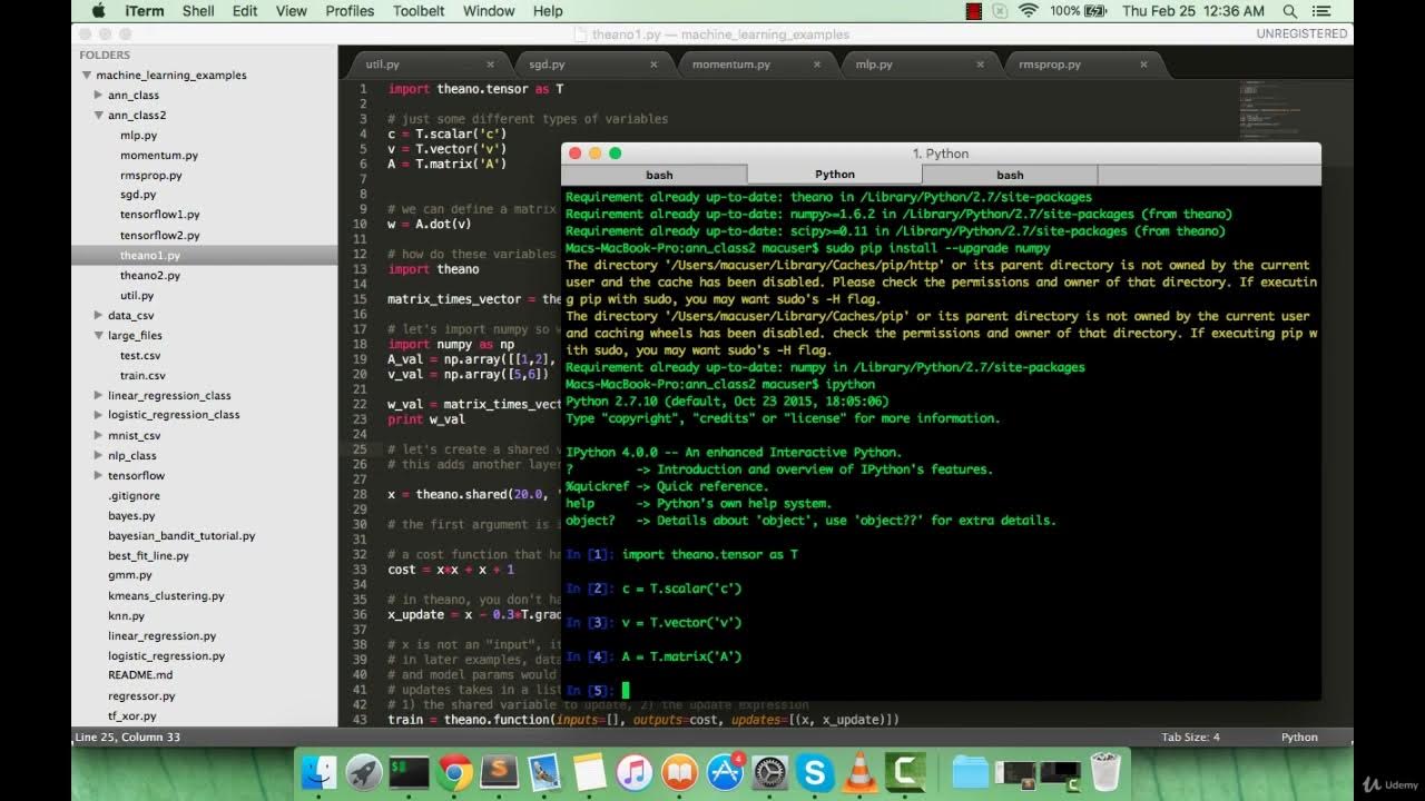 57. Review Theano Basics - YouTube