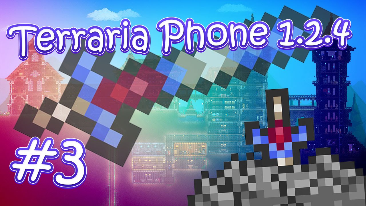 LP. Terraria Phone 1.2.4 #3 (Шахта и находка чудесного меча!) - YouTube