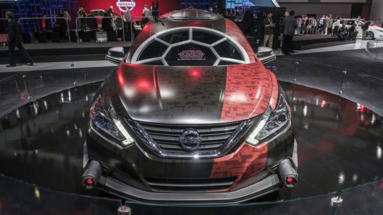 New Cars 2019 Nissan The Last Jedi' show cars to L A - YouTube