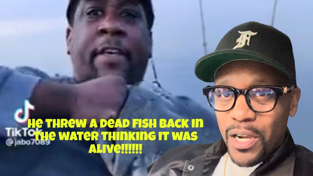 Man throws a dead fish in the water thinking it’s still alive. - YouTube