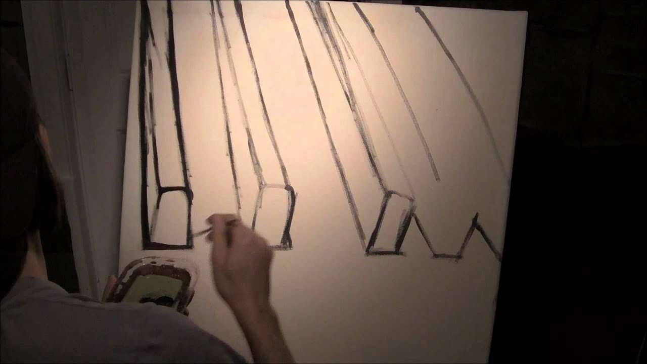 Piano Painting by Barry Belcher - YouTube