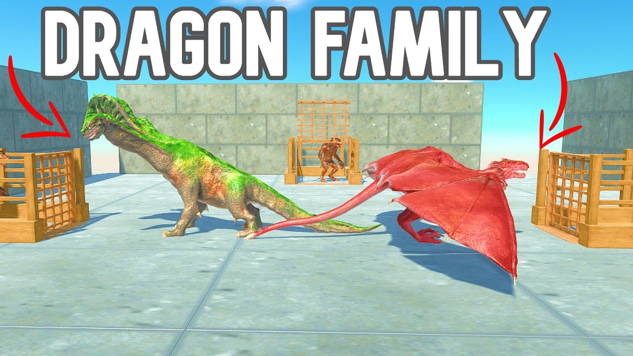 DRAGON FAMILY IN SKY TOWER VS ALL UNITS - ANIMAL REVOLT BATTLE ...