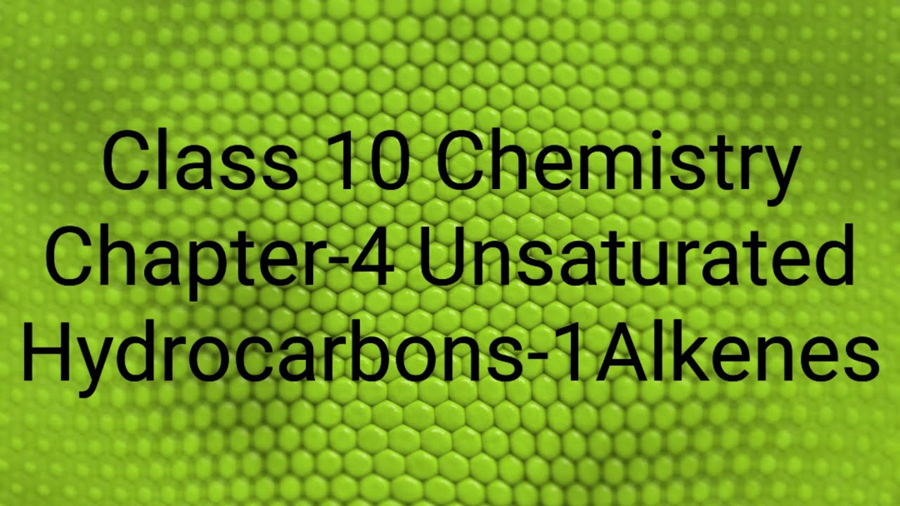 Class 10 Chemistry Chapter-4 Carbon and its Compounds - YouTube
