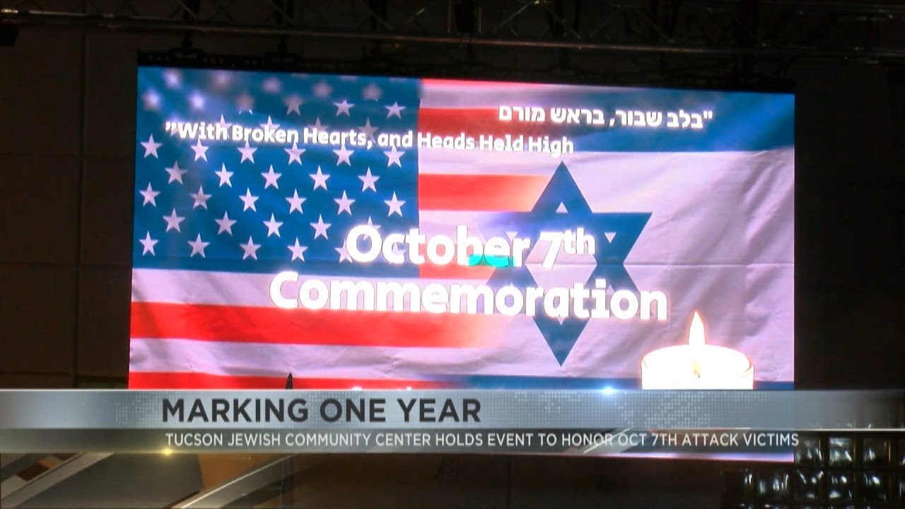 Tucson Jewish Community Center honors Oct. 7th attack victims in ...