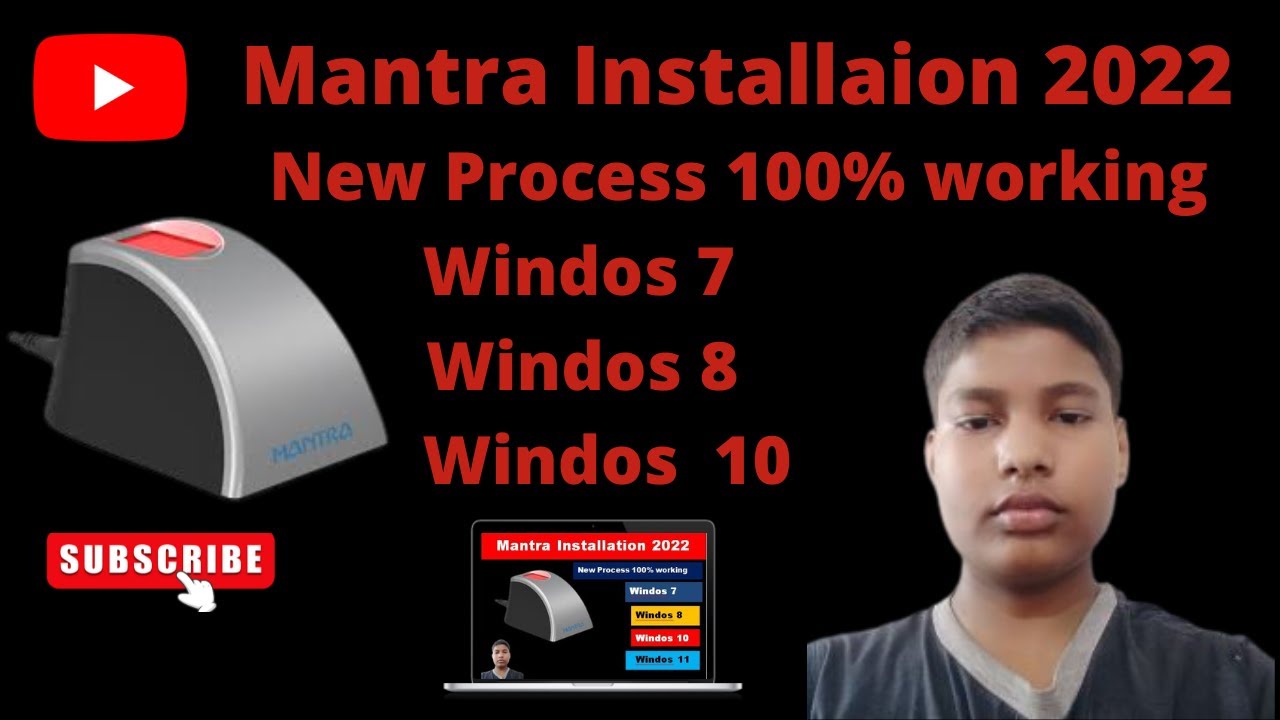How to Install Mantra Device RD service in Windows - YouTube