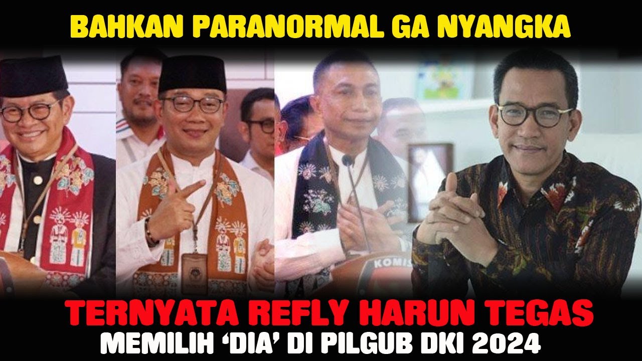 Pilihan Refly Di Pilkada DKI - YouTube