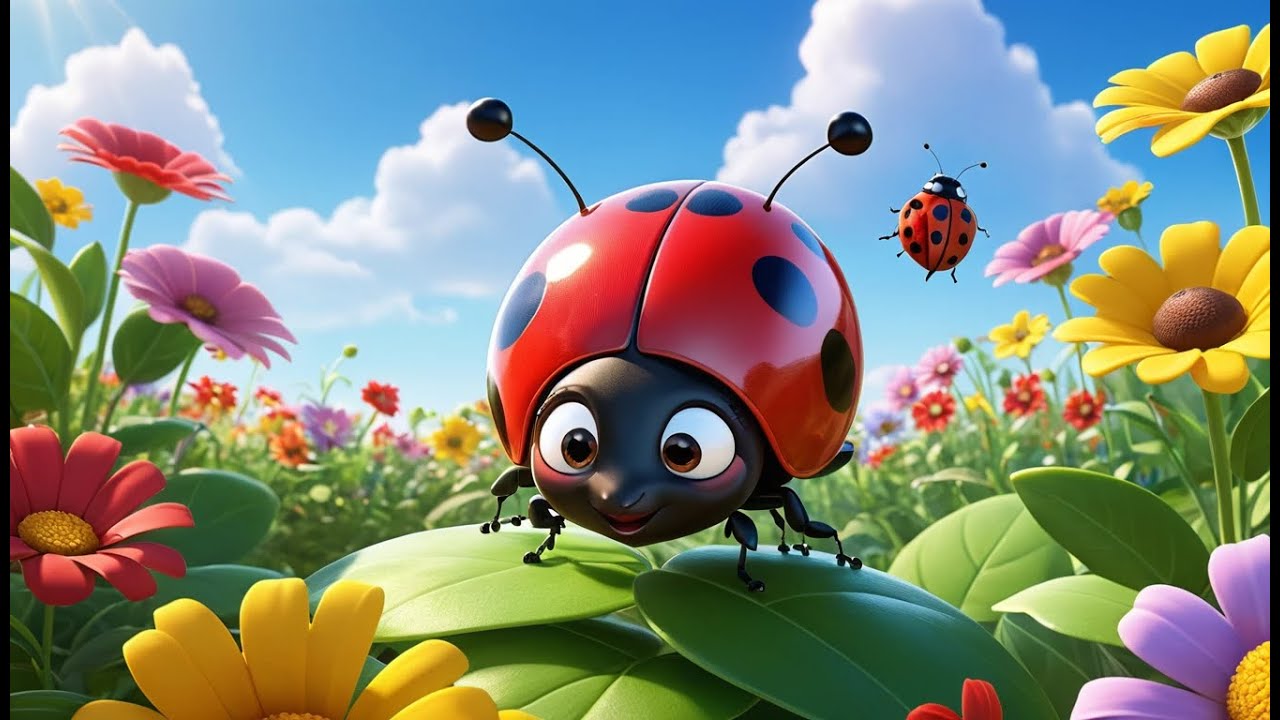 Itsy Bitsy Ladybug | Gentle Bug Song for Toddlers | Sweet Nursery Rhyme ...