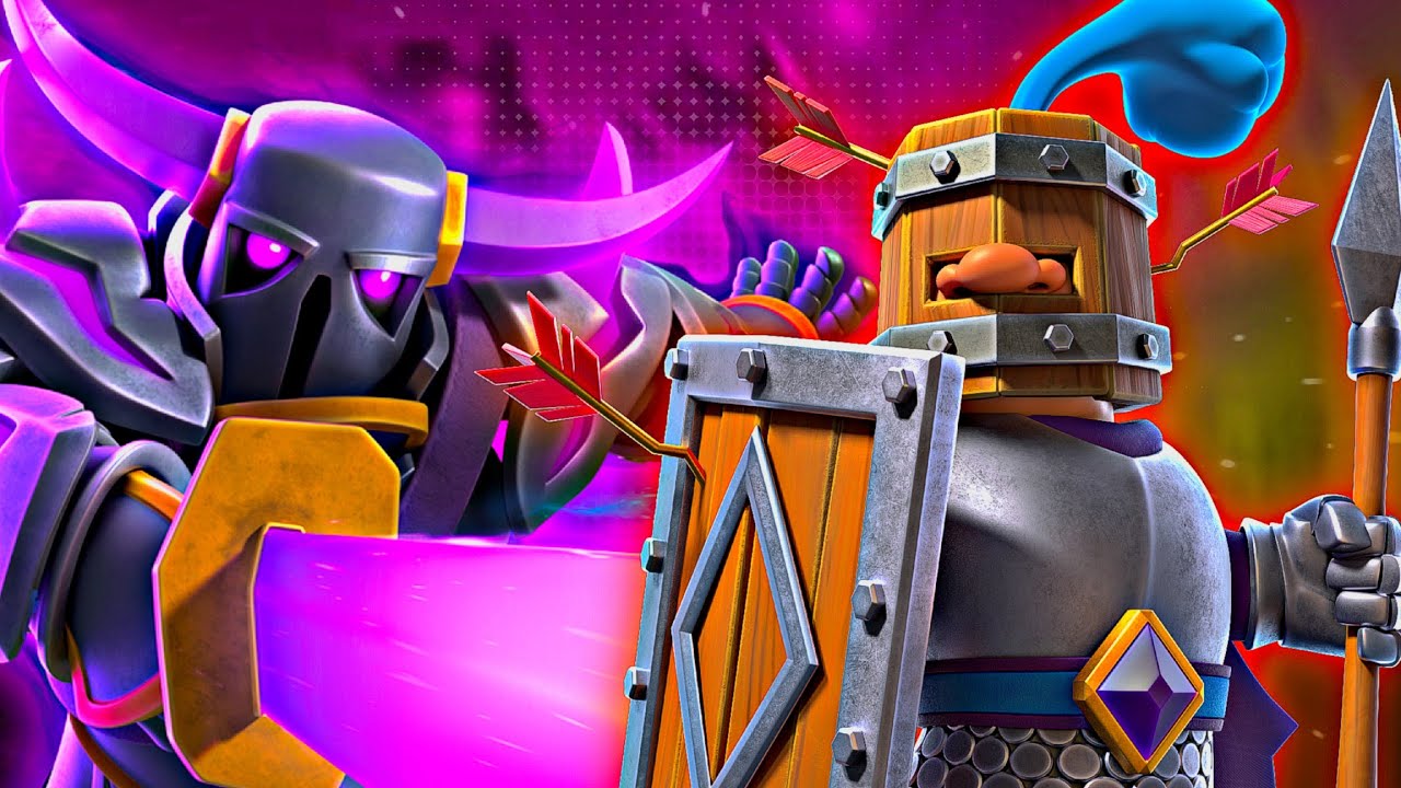 Evolution Recruits + Evolution PEKKA = 🧠 - Clash Royale - YouTube
