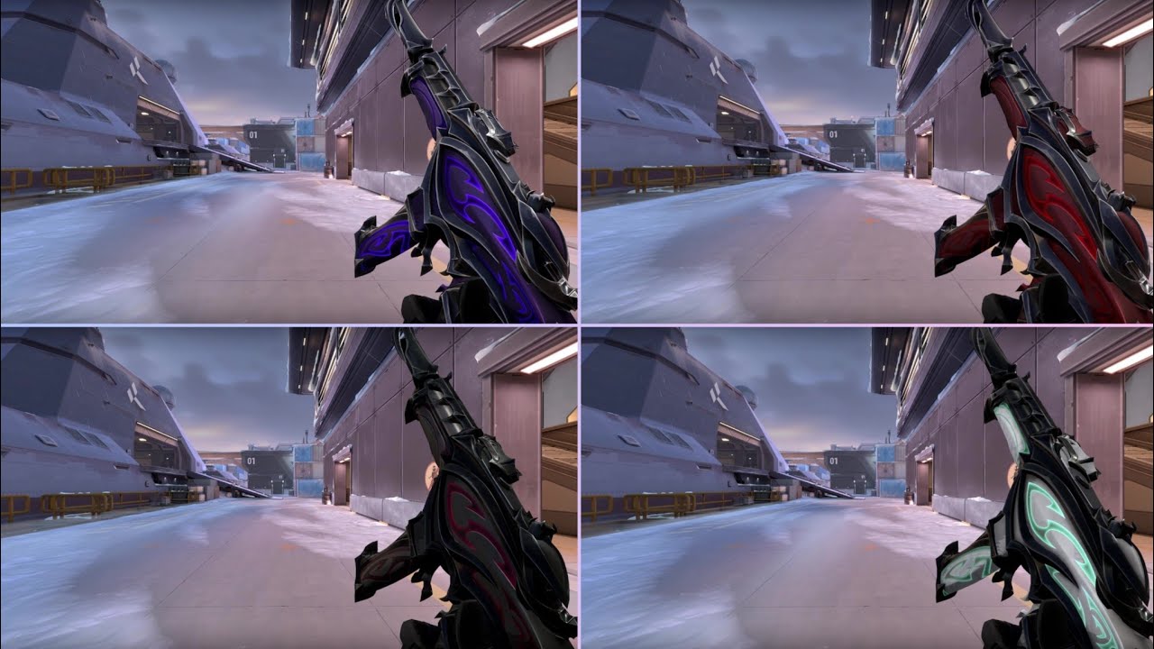 약탈자 스펙터 올 크로마 / 발로란트 스킨 (Reaver Spectre, リーヴァースペクター) - YouTube