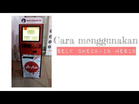Cara menggunakan mesin self checking _ the way to use self check in ...