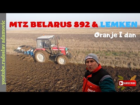 MTZ BELARUS 892 & LEMKEN : Oranje dan I 2021. ; MTZ BELARUS 892 & LEMKEN: Plowing day I 2021.