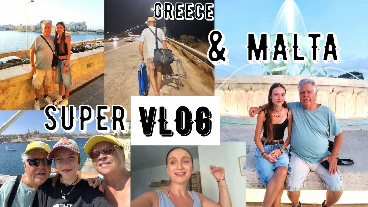 VLOG:Γιατί Ζηλεύει ο Βασίλης;Βόλτες,Μπάνιο,Φαγητό και πολλά άλλα,MALTA ...