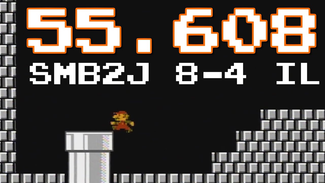 (55.608 / 8-B) Super Mario Bros.: The Lost Levels 8-4 IL Speedrun *PB* - YouTube