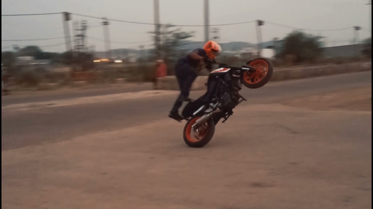 Ktm Stunt Show By Official Stunt rider Sunny Shrivastavas // ktm Stunt ...