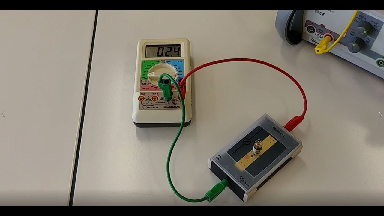Mesurer la résistance électrique - Utilisation de l'ohmmètre - YouTube