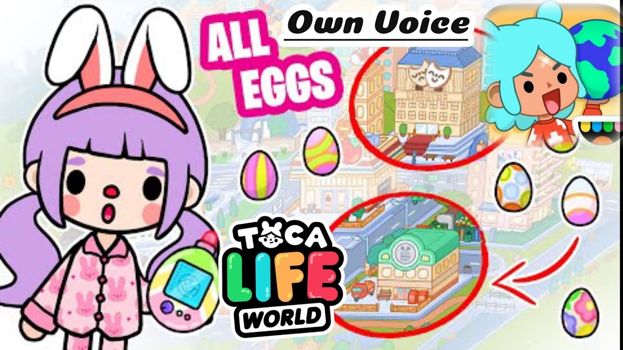 Where To Find New Easter Eggs!!! TOCA BOCA NEW BIGGEST UPDATE 2024 😱 ...