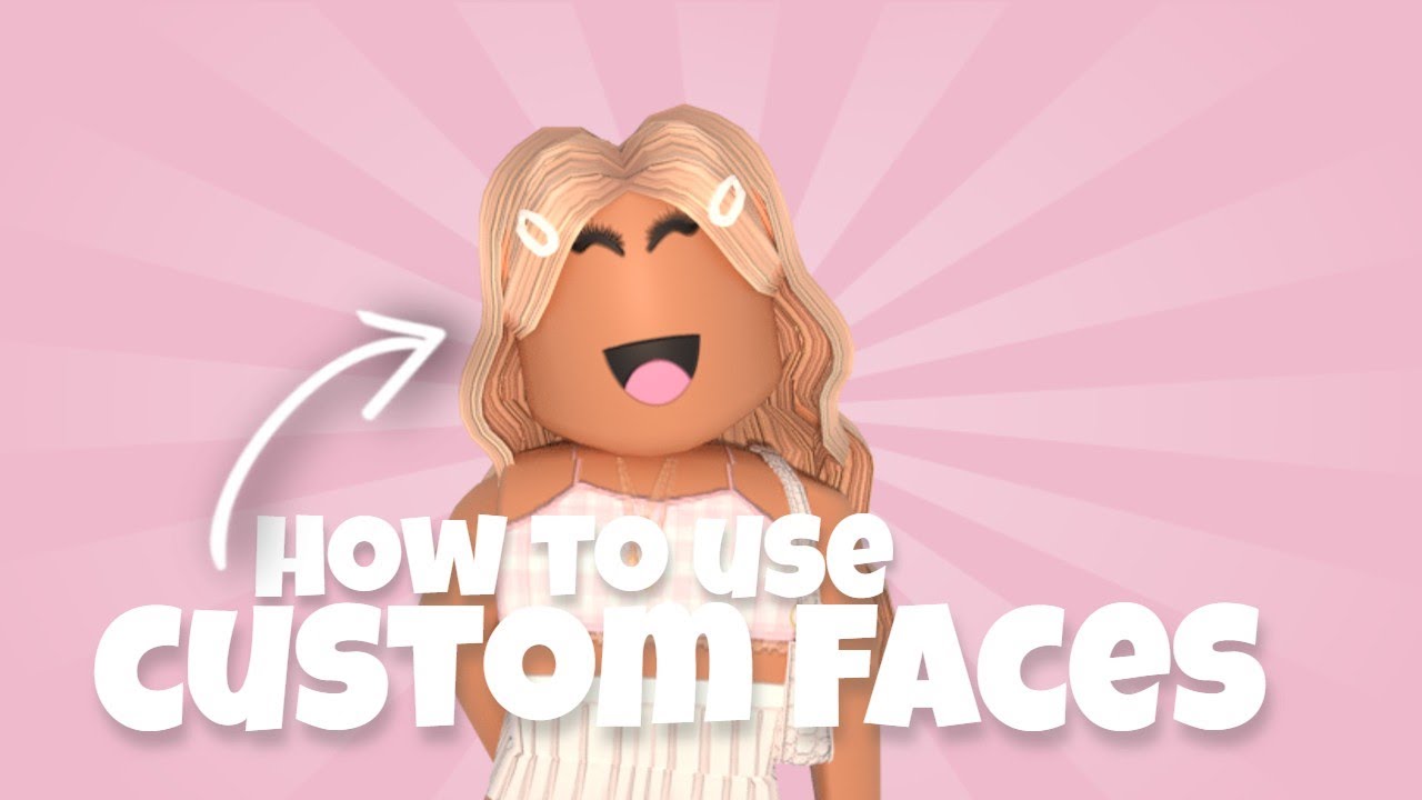 how to use custom faces for your roblox avatar | iispxrkles - YouTube