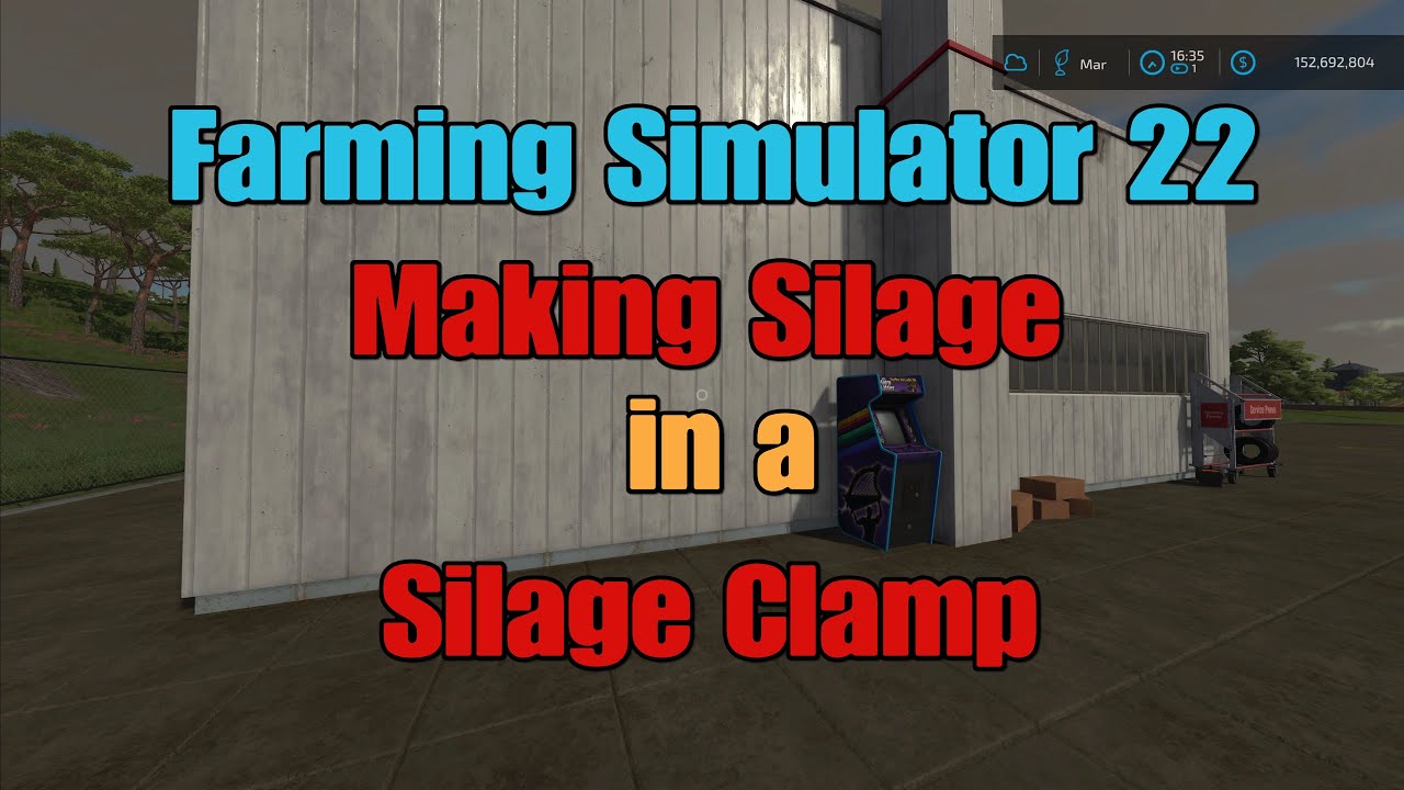 FS22 Making Silage in a Silage Clamp. step by step Tutorial - YouTube