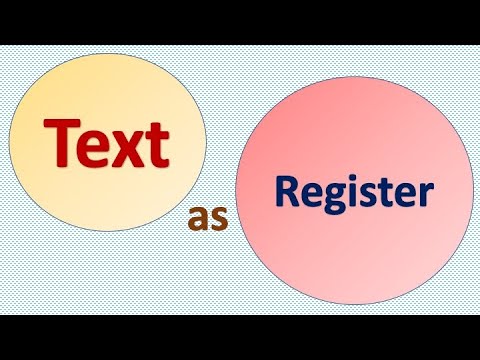 (Lecture-19), Text as Register - YouTube