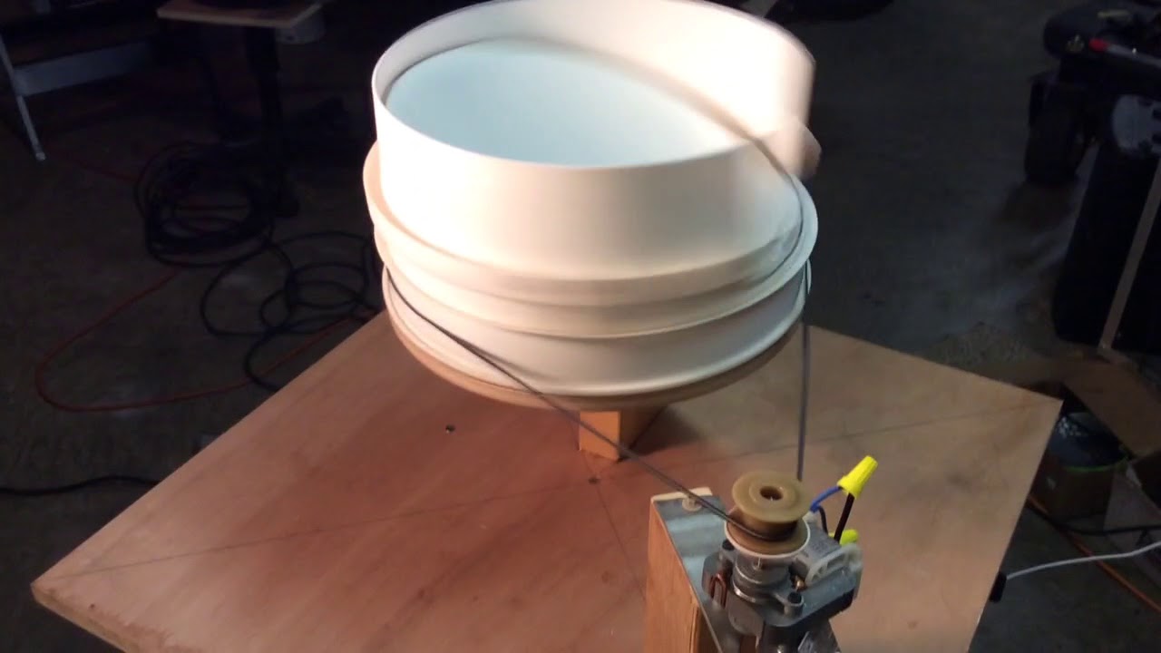 Homemade Leslie Rotating Speaker Cabinet - YouTube