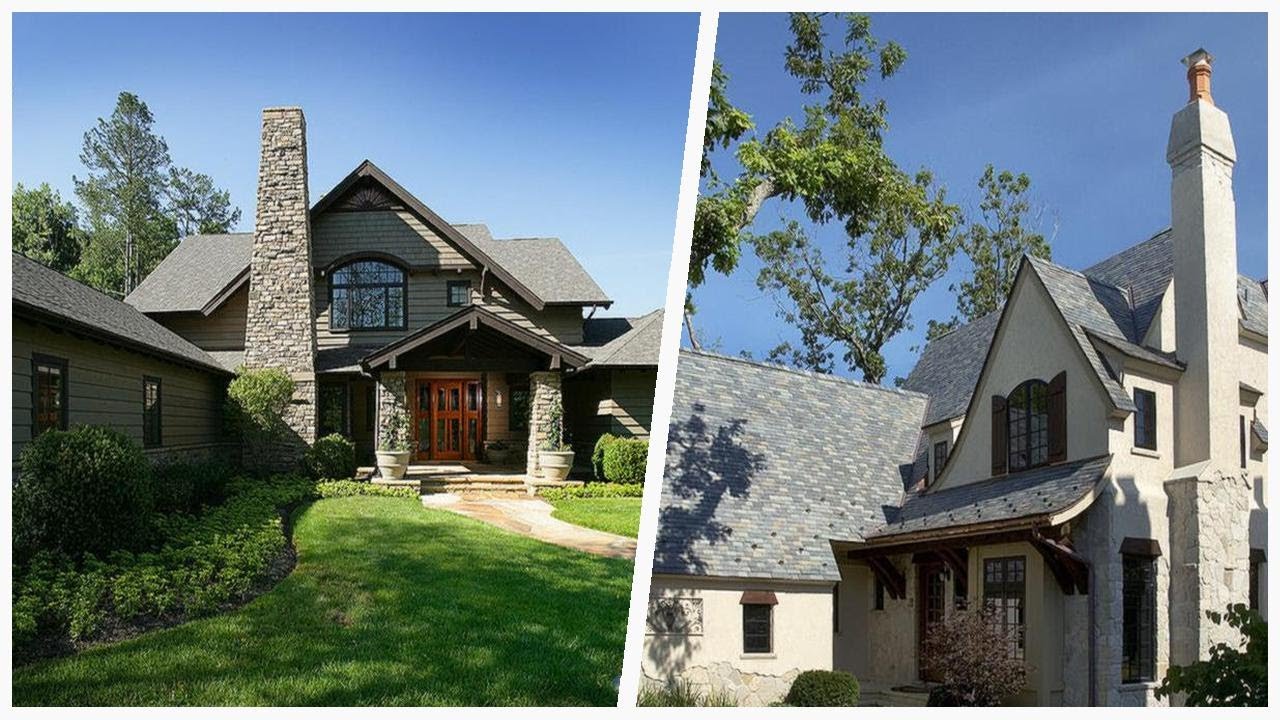75 Large Traditional Exterior Home Design Ideas You'll Love - YouTube