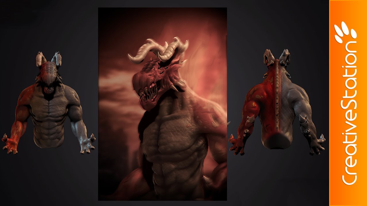 The Flame - 3D sculpting (#ZBrush) | CreativeStation - YouTube