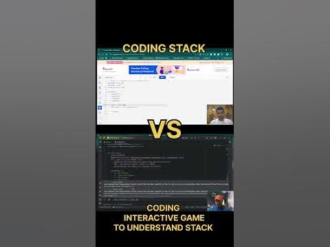 Coding Stack Interactive Game ! 🥸😉 #datastructures #algorithm #coding - YouTube