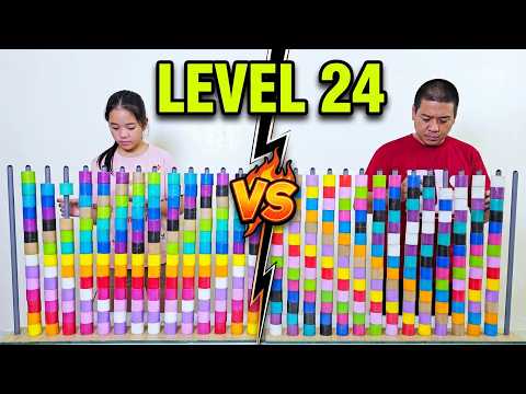 Family Games | color Roll  Sorting Challenge Fun Brain Training Game ☆ level 24