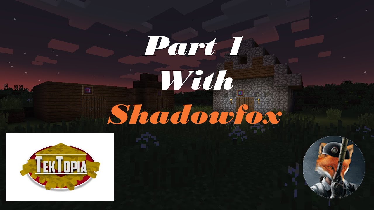 Minecraft Tektopia - Part 1 (Getting started with our first village ...
