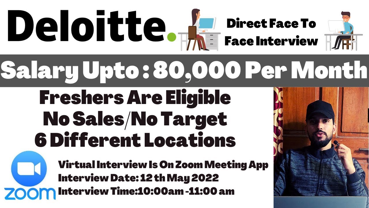 Deloitte Virtual Interview On Zoom Meet |Deloitte Online Interview For ...