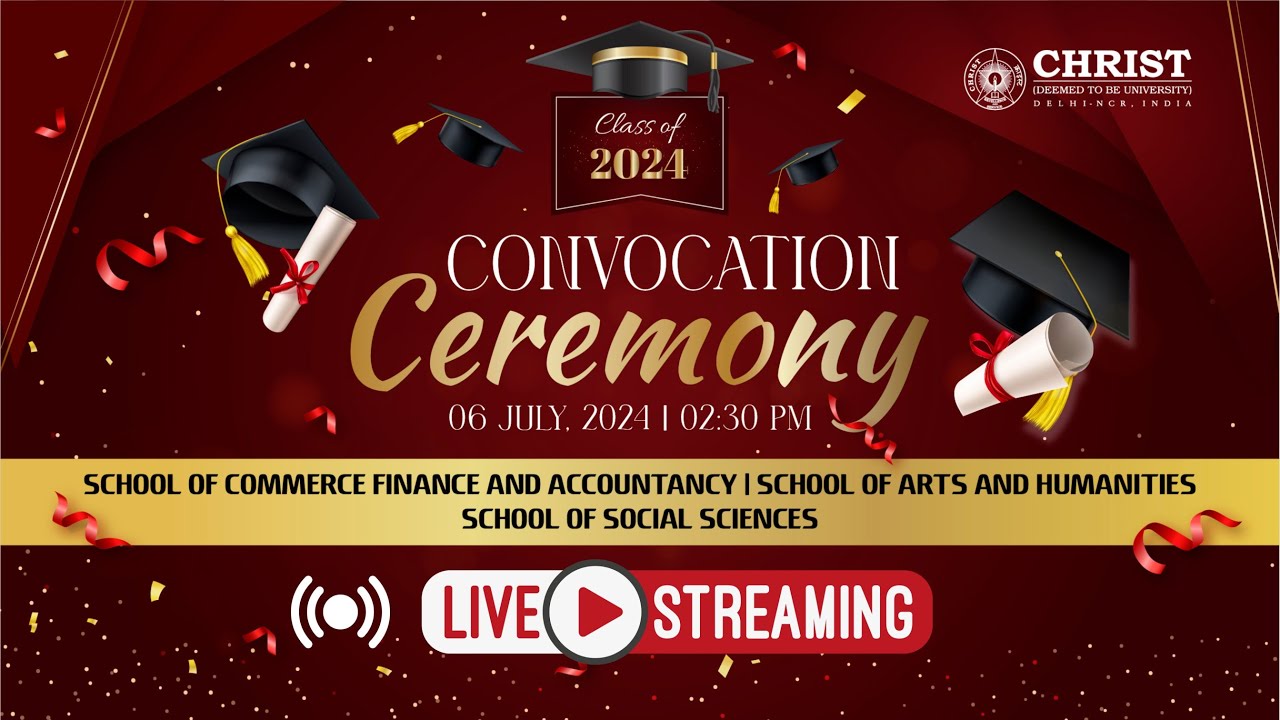 CONVOCATION CEREMONY 2024|SCHOOL OF ARTS & HUMANITIES, SCHOOL OF SOCIAL ...