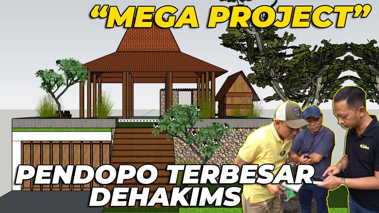 #01 PENDOPO | MEGA PROJEK TERGILAAA..!! BANGUN PENDOPO TERBESAR DI ...